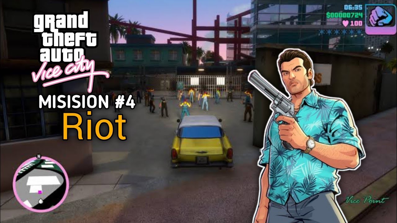 GTA VICE CITY|MISSION #4 /Riot/Android - YouTube