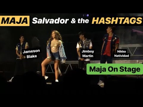 MAJA Salvador and the HASHTAGS at Maja On Stage | Jameson Blake, Nikko ...