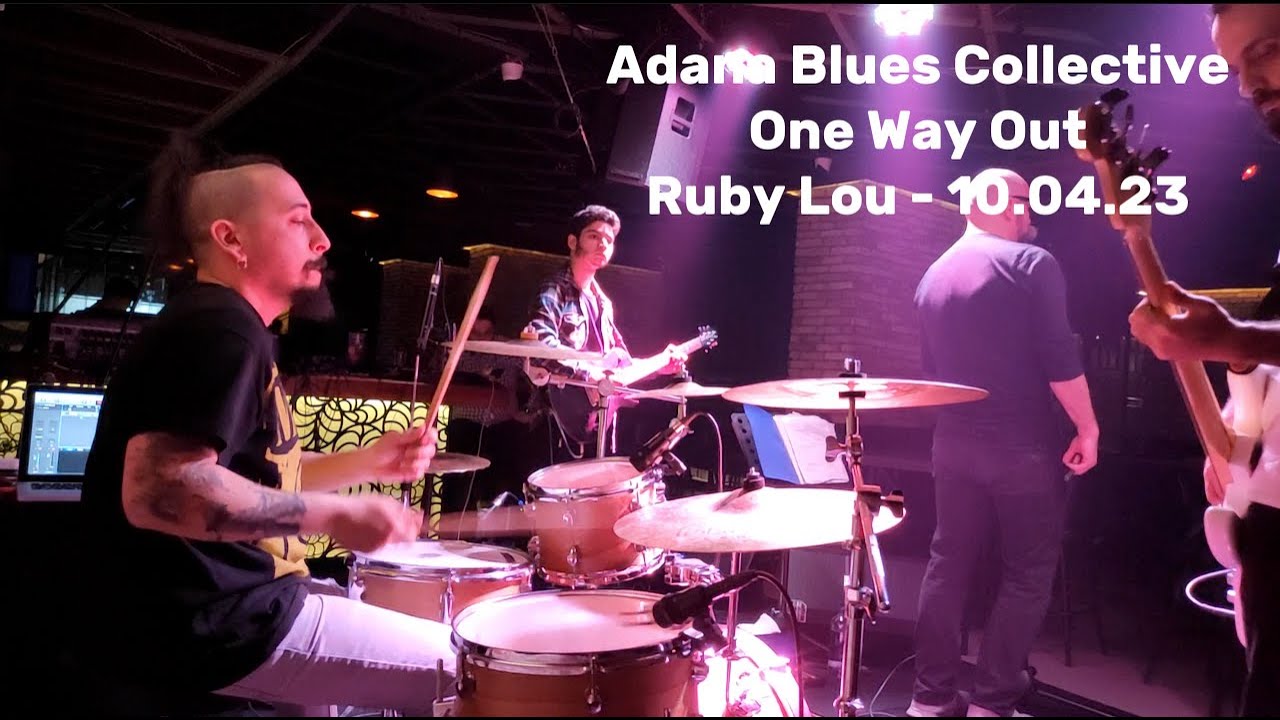 Şahin Nizam "with" Adana Blues Collective "10.04.23 Ruby Lou" (One Way ...