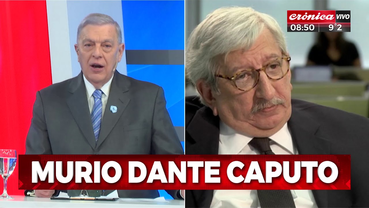 Murió Dante Caputo - YouTube