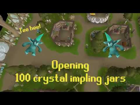 OSRS Loot from 100 Crystal Implings - YouTube