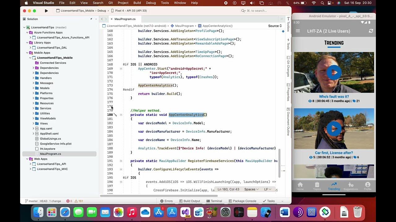 Learn part 1 of AppCenter in .Net Maui, if you want to learn Programming for only R25. - YouTube