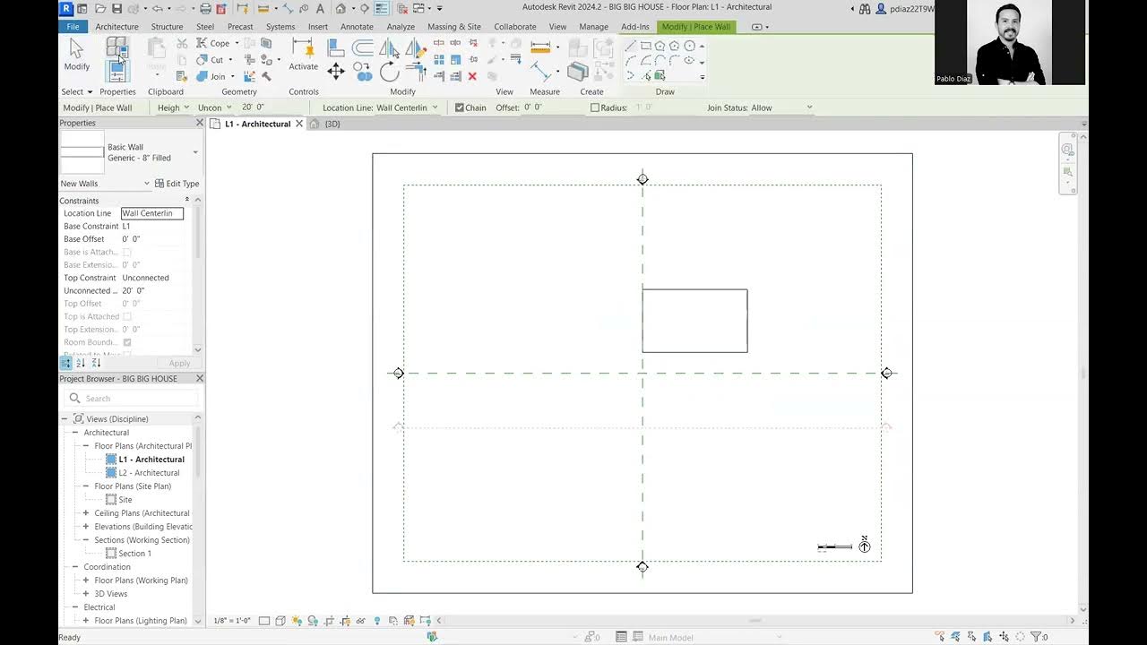 Revit Basics tutorial 001 - YouTube