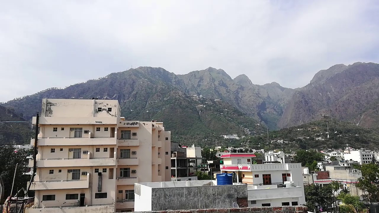 Vaishno Devi - Trikuta Parvat view from Hotel Terrace - YouTube