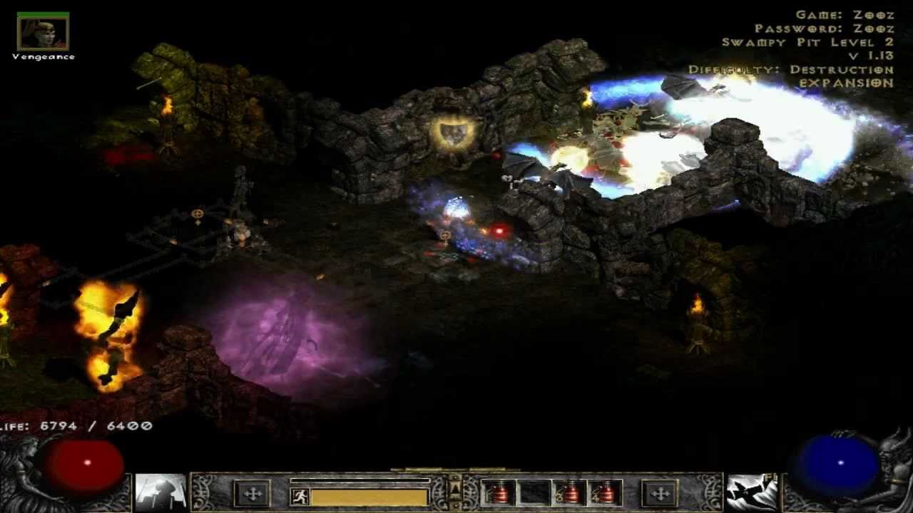 Diablo 2 MXL [49] Death Projector and Infernal Contraption - YouTube