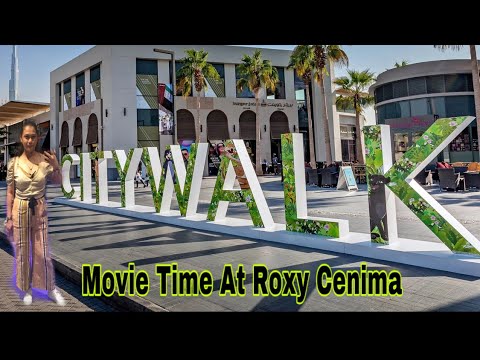 Roxy Cenima Movie Time in CITY WALK DUBAI// watching SCOOBI AND TENENT ...