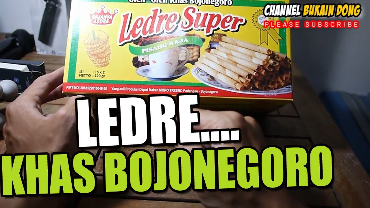 LEDRE SUPER OLEH OLEH KHAS BOJONEGORO - YouTube