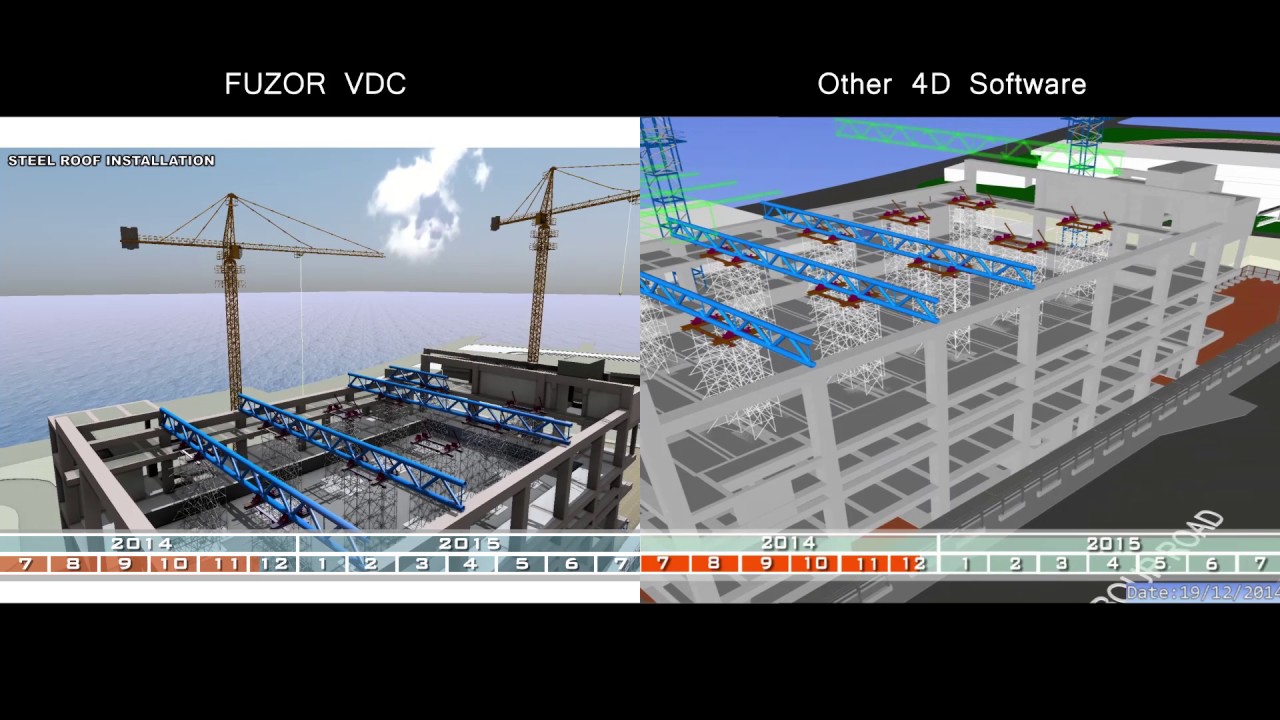 Fuzor VDC vs. Other 4D Software - YouTube