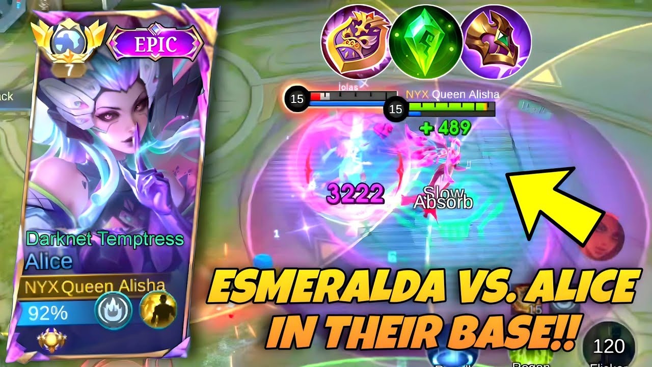 ALICE PROVES THAT SHE CAN BE BETTER MAGE/TANK THAN ESMERALDA EVEN SHE ...