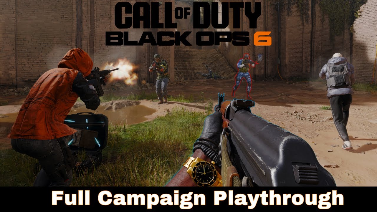 🔴Live - BO6 Campaign Playthrough - Call of Duty Black Ops 6 - YouTube