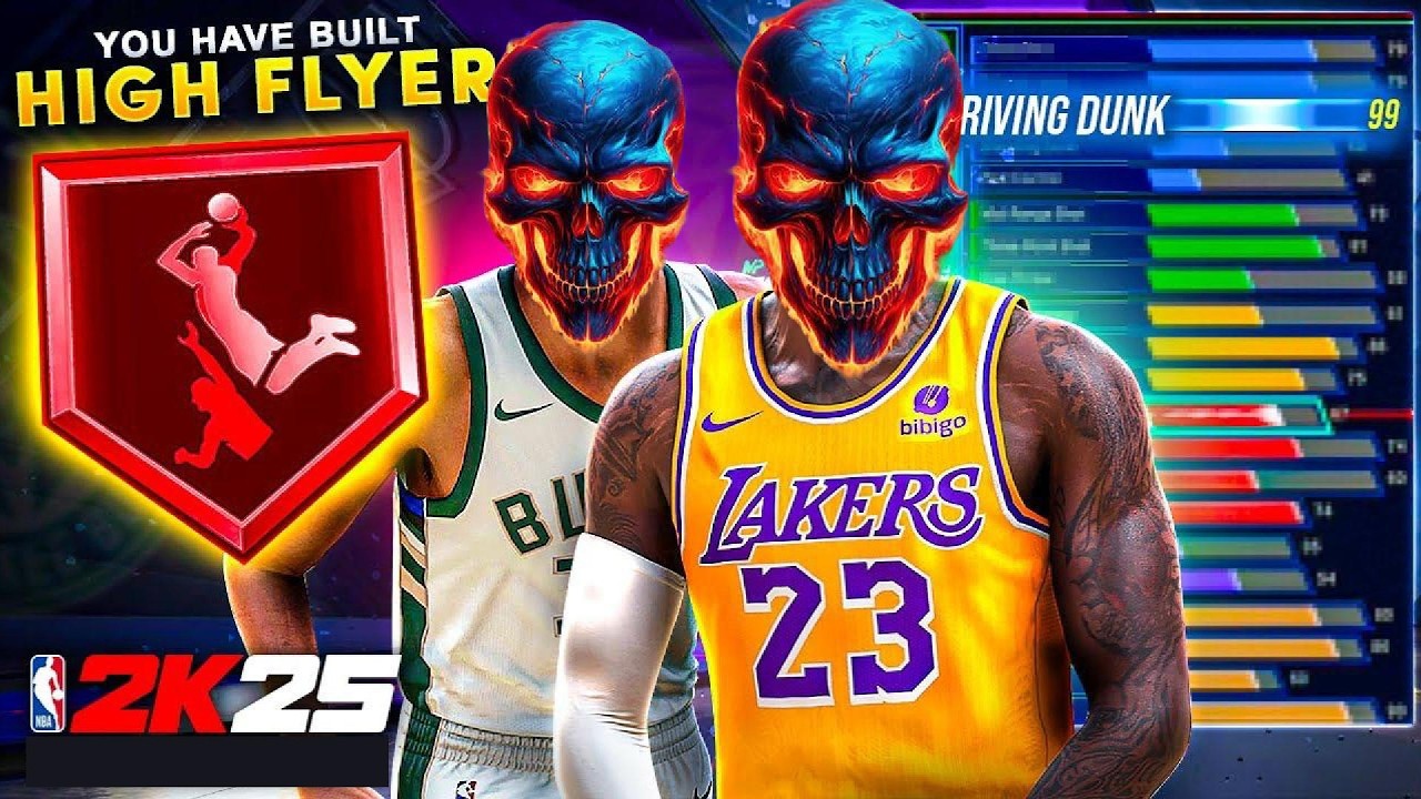 NBA 2K25: The Ultimate 99 Dunk Build That Shoots 3s & Creates Shots ...