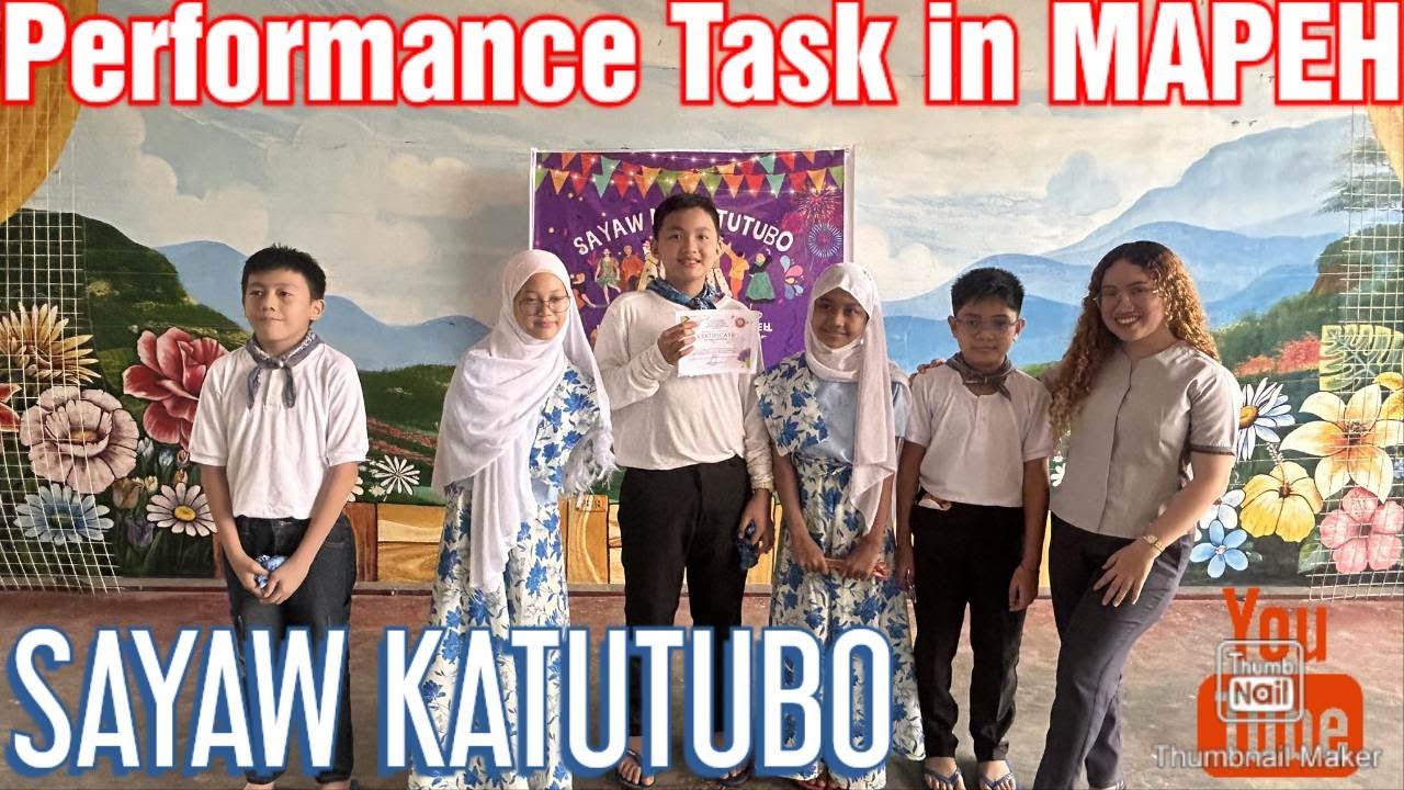Performance Task in MAPEH "SAYAW KATUTUBO" - YouTube