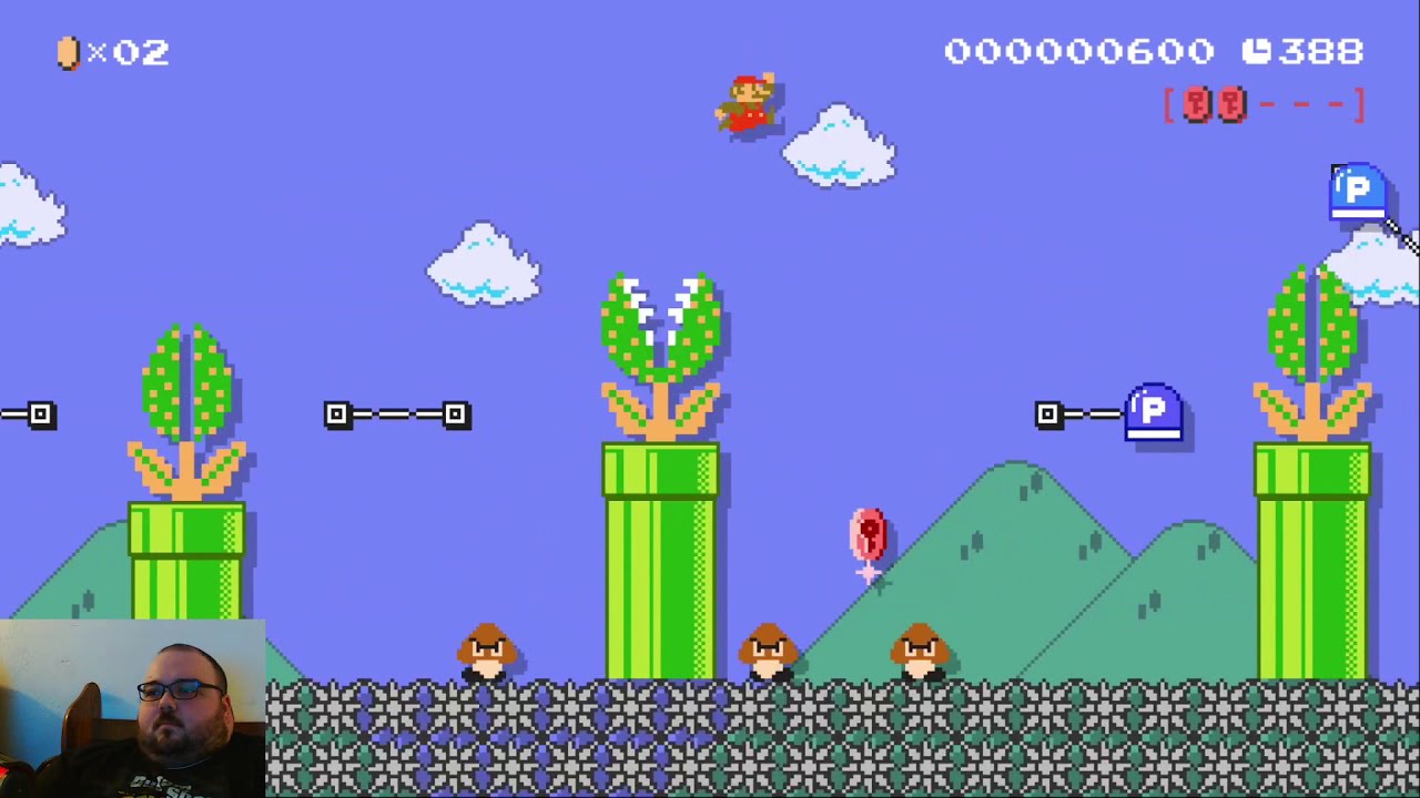 SMB 1-1 but it's P-Switch jumps (Super Difficile) - YouTube