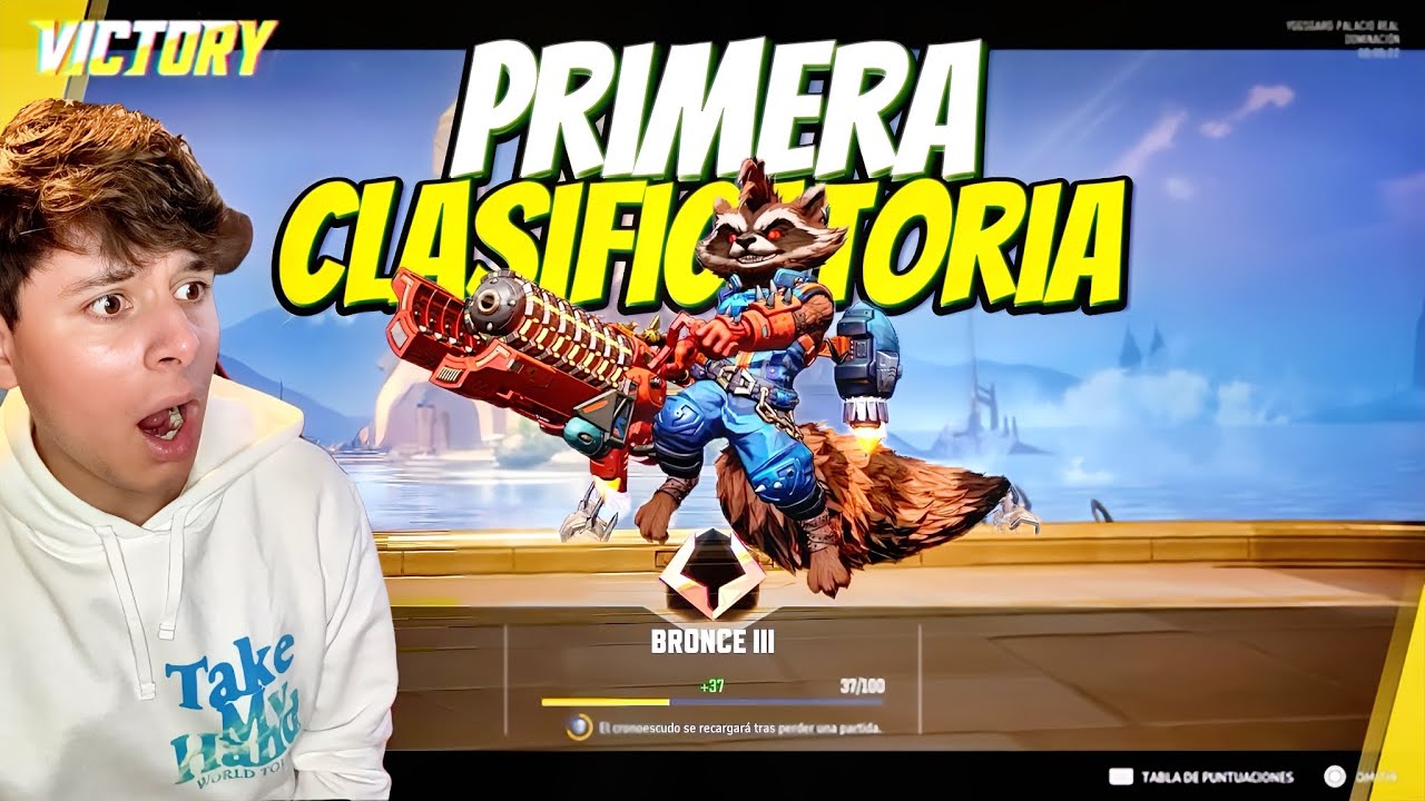 Mi PRIMERA Partida CLASIFICATORIA en MARVEL RIVALS 🎮 Rocket Raccoon ...