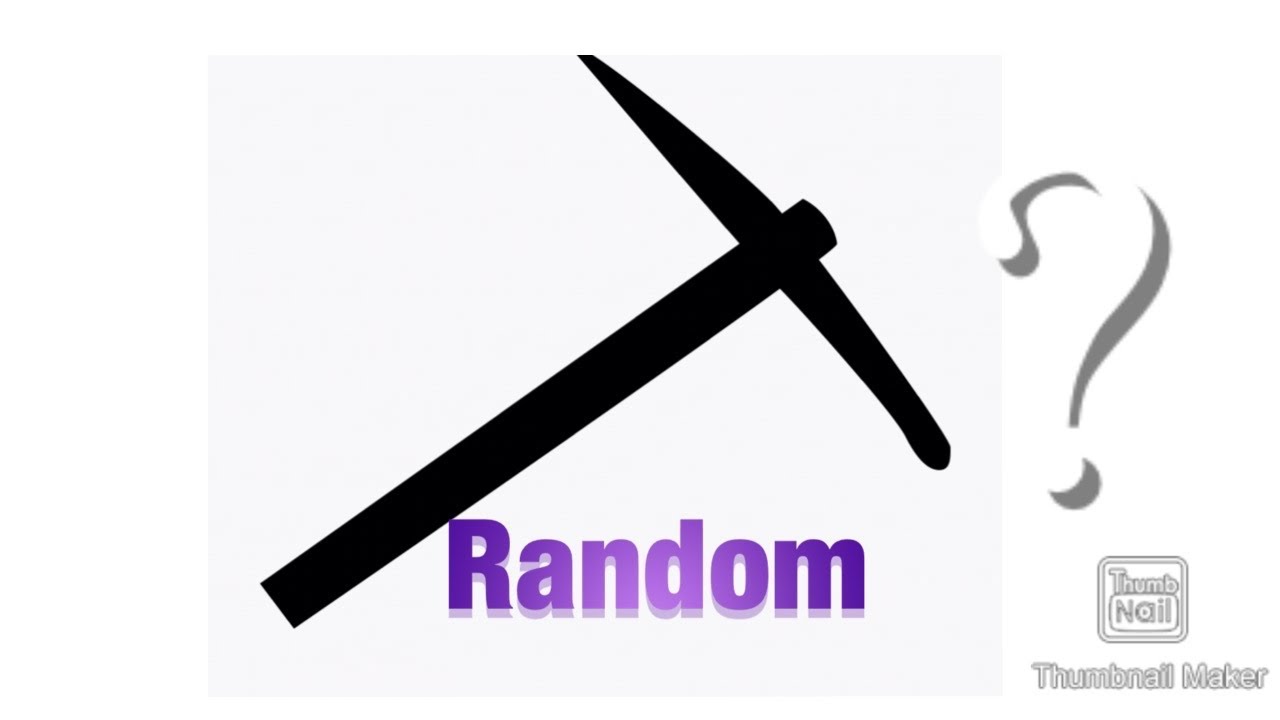 Random Pickaxe Challenge - YouTube