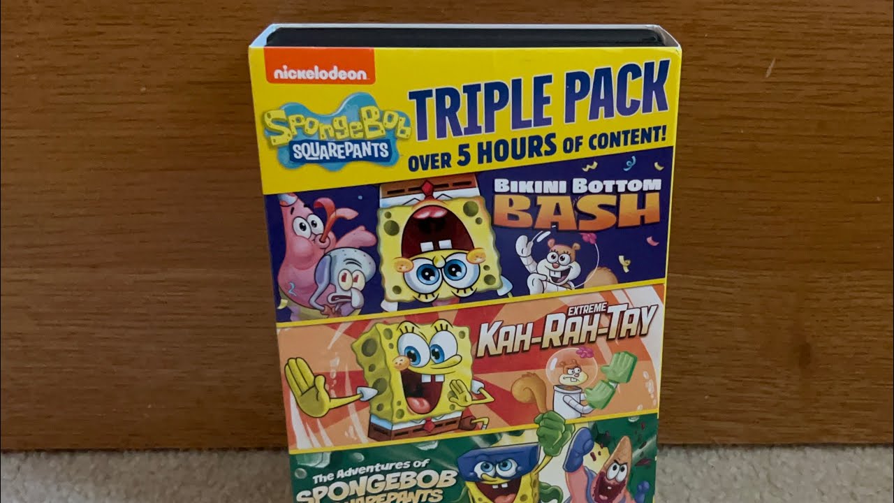 SpongeBob DVD Triple Pack Review - YouTube