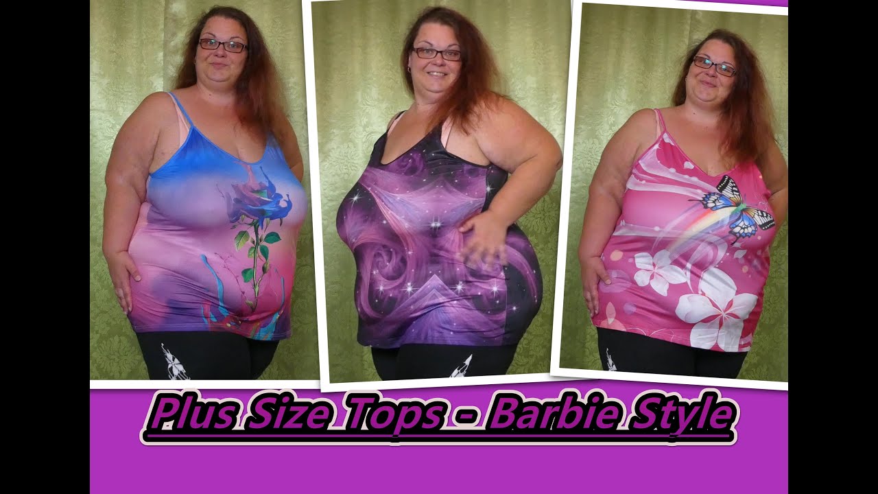 Barbie Color Themed Plus Size Tops from Rosegal - Pink Plus Size Tops ...
