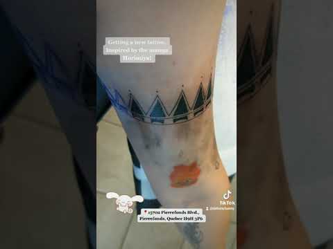 I got a new tattoo inspired by the manga horimiya! #anime #tattoo #fall ...
