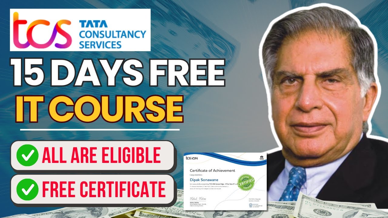 TCS Offering 15 Days Free information Technology Certification: Online ...