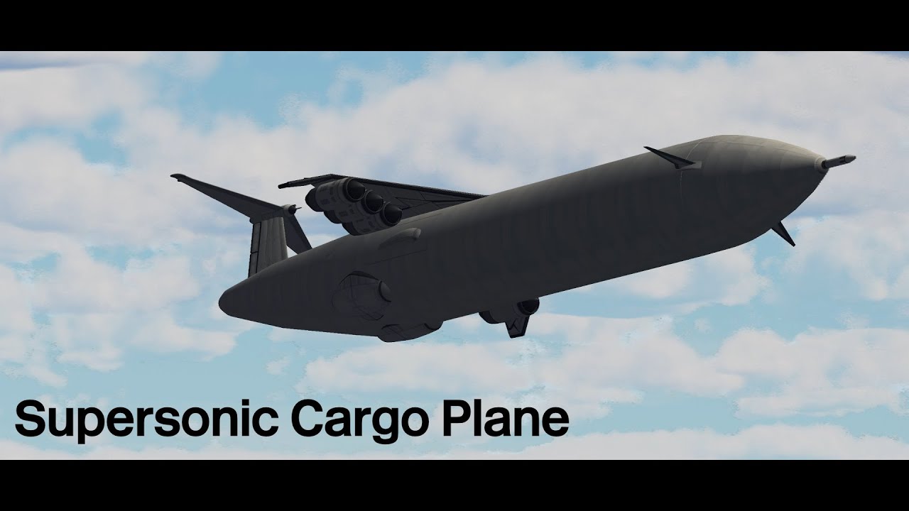 Supersonic cargo plane | SSCX Vanguard Freighter - YouTube