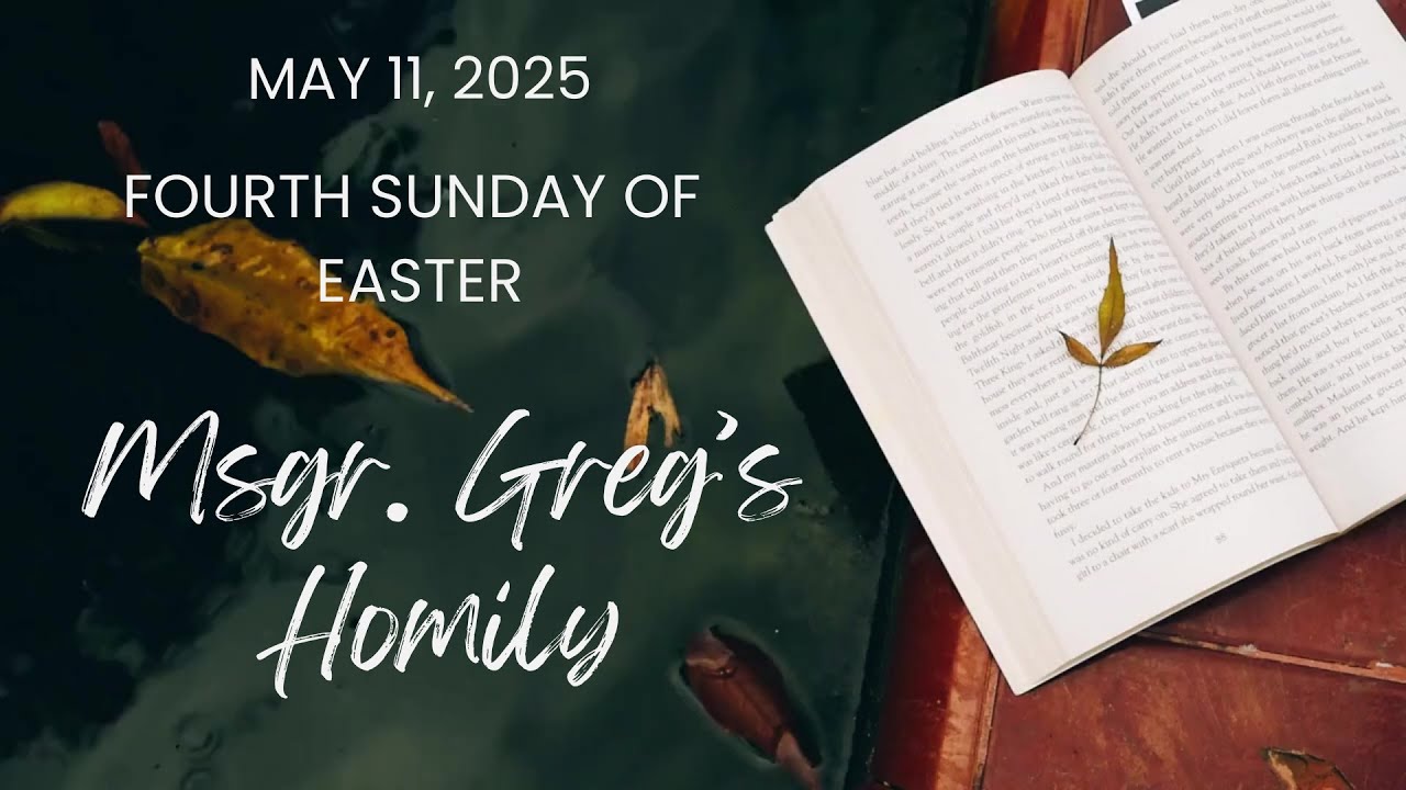 Msgr Greg's Homily May 11, 2025 - YouTube
