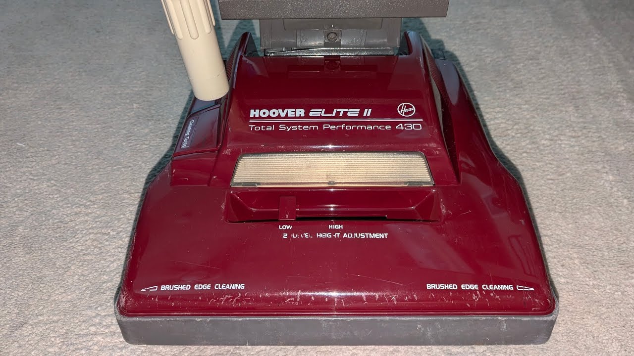 1991 Hoover Elite II 430 U4617-910 ( Mrs.Doubtfire's Vacuum! ) - YouTube