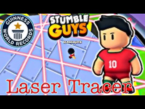 WORLD RECORD LASER TRACER | LASER TRACER GAMEPLAY - STUMBLE GUYS - YouTube