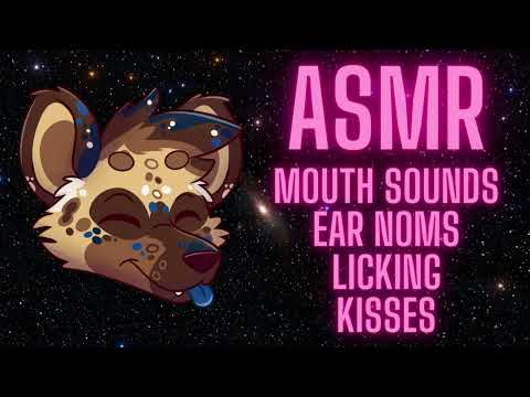 [Furry ASMR] Wild Dog Teases You Then Licks And Noms Your Ears [Mouth Sounds, Licking, Ear Noms]