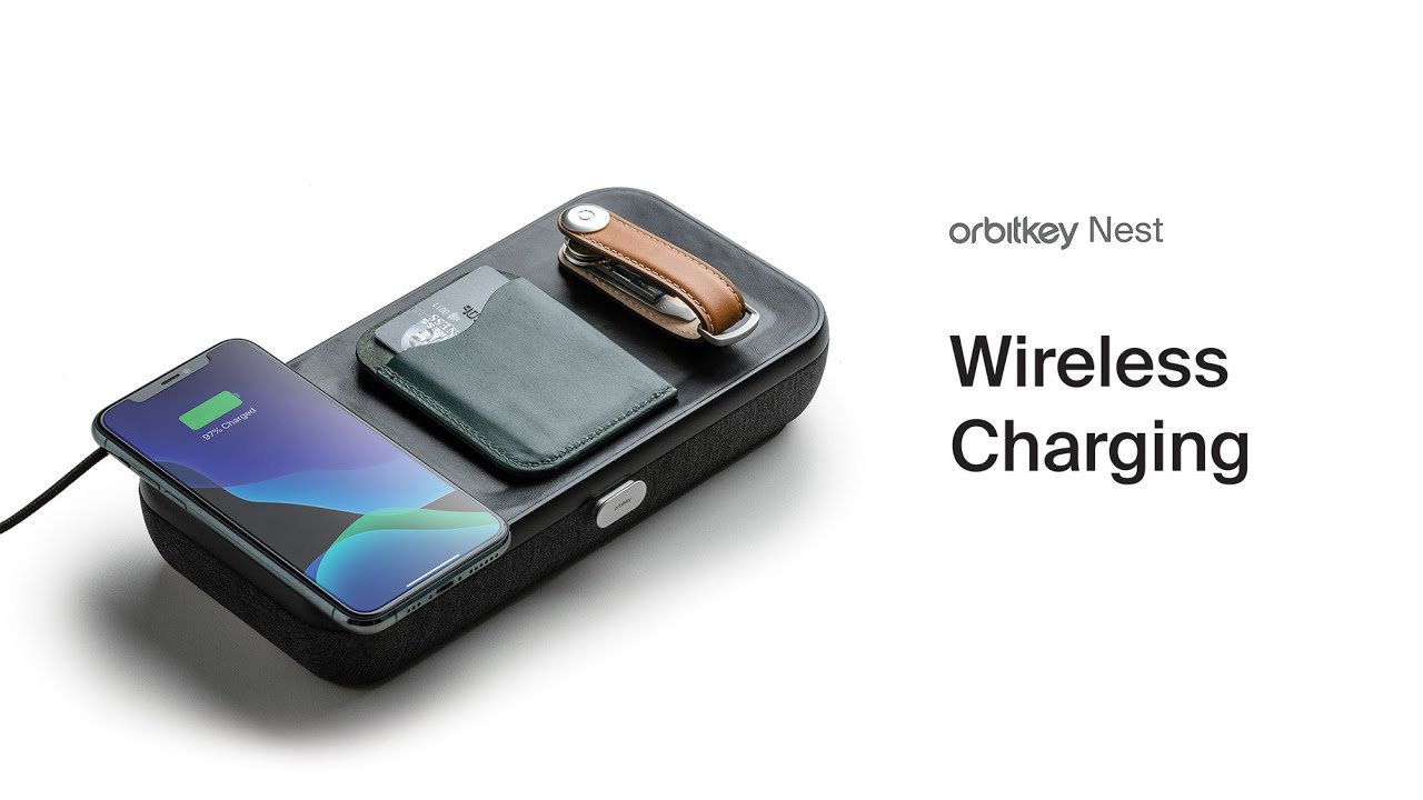 Orbitkey Nest – Wireless Charging - YouTube