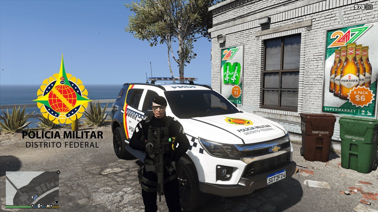 GTA V - BPTRAN PMDF EM PERSEGUIÇÃO ALUCINANTE !!! - YouTube