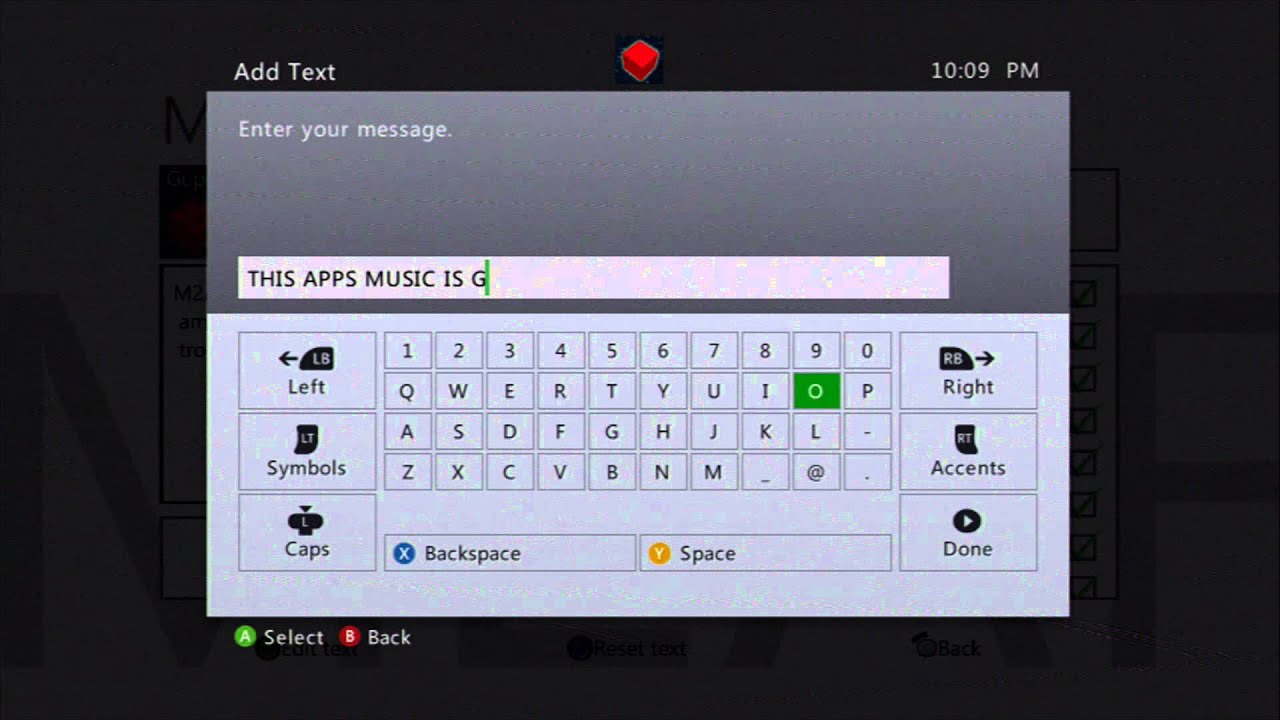 SOme pretty good music on M2AF app on XBOX 360 - YouTube