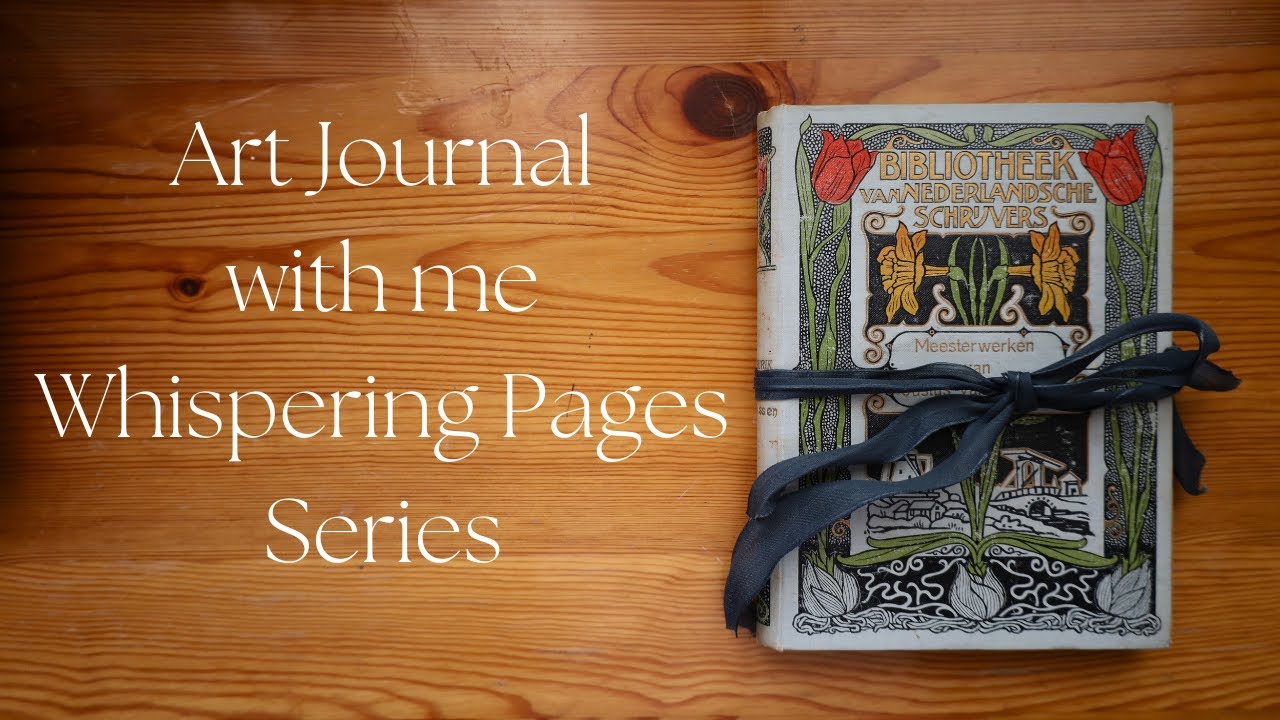 Art Journal with me | Whispering Pages Series 1 | ASRM Junk Journal 🦊☕ ...