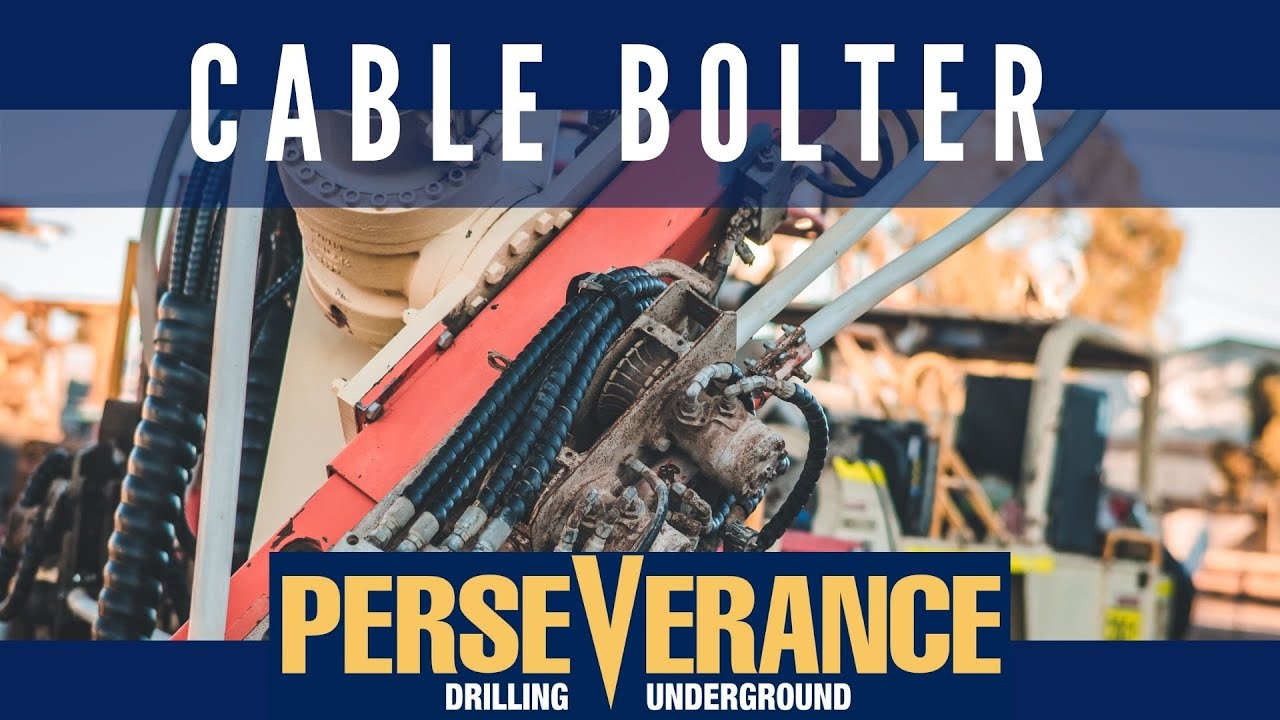 perseverance cable bolter - YouTube