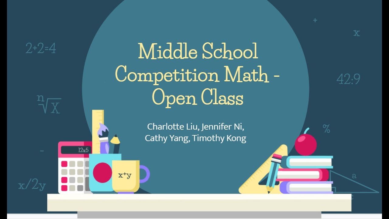 Middle School Competition Math - Open Class - YouTube