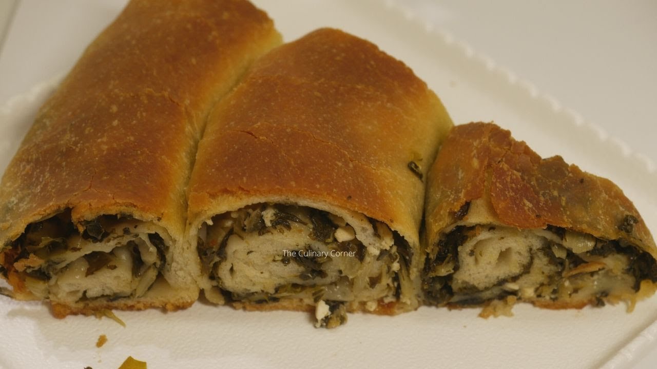 Spinach / Silver beet/ Kale roll with feta - YouTube