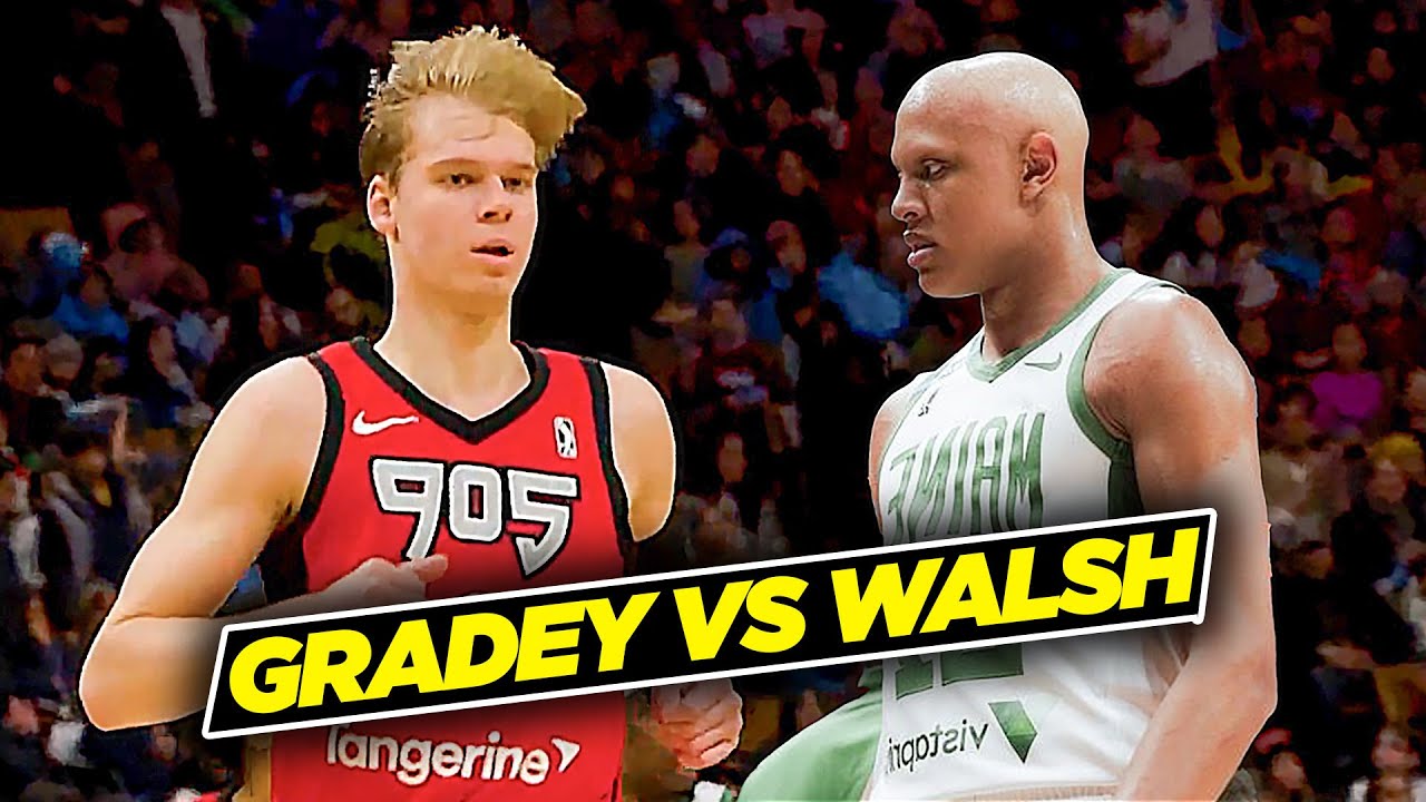Gradey Dick vs Jordan Walsh & JD Davison Was A SHOW! NBA G League Is ...