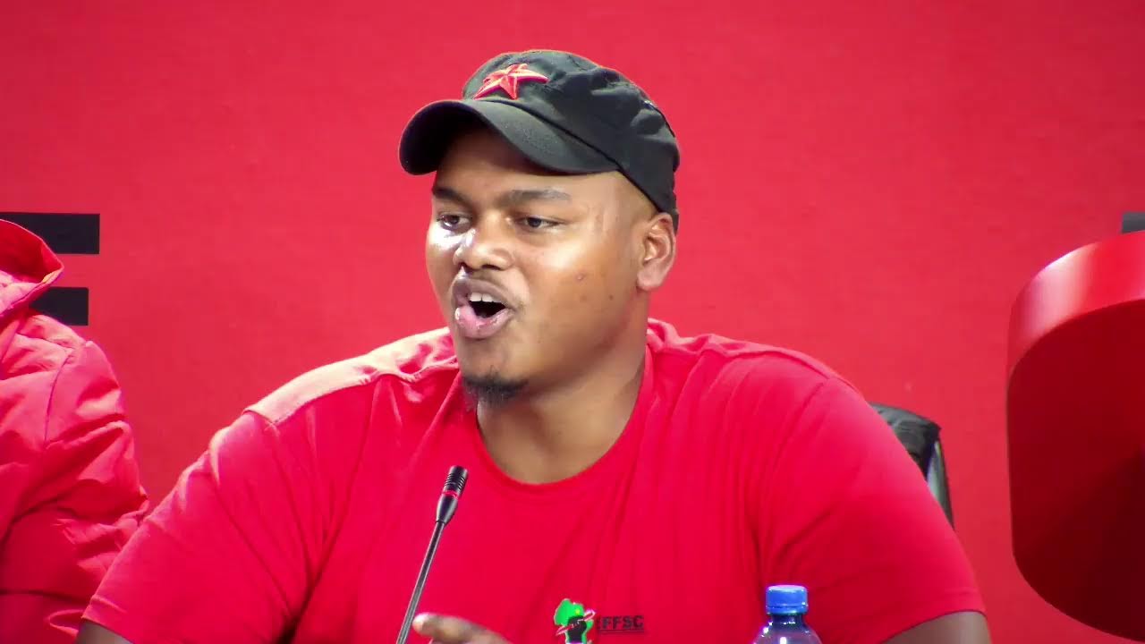 President SIHLE LONZI TO ADDRESS THE EFFSC PRESSER - YouTube
