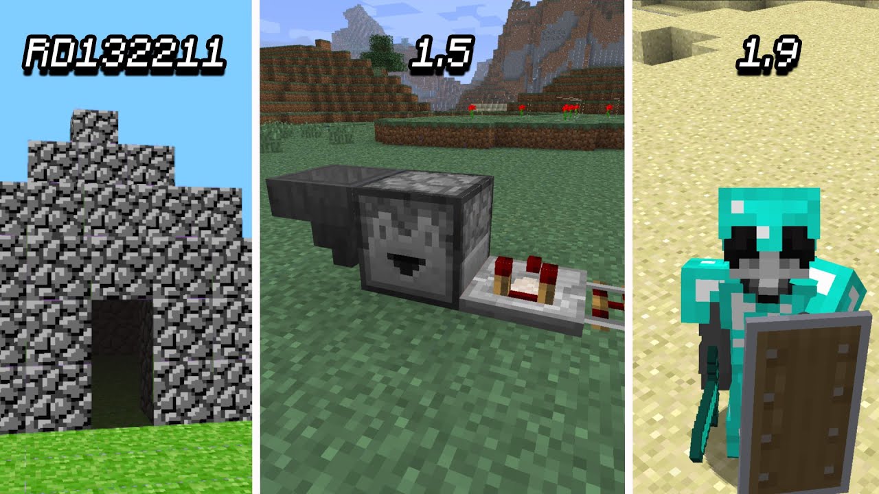 The Evolution Of Minecraft. (Part 1) - YouTube