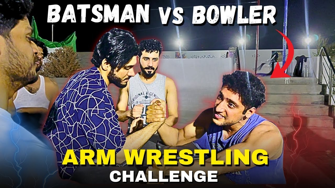 BATSMEN VS BOWLERS ARM WRESTLING CHALLENGE 2025 | Pool Party & Dinner ...