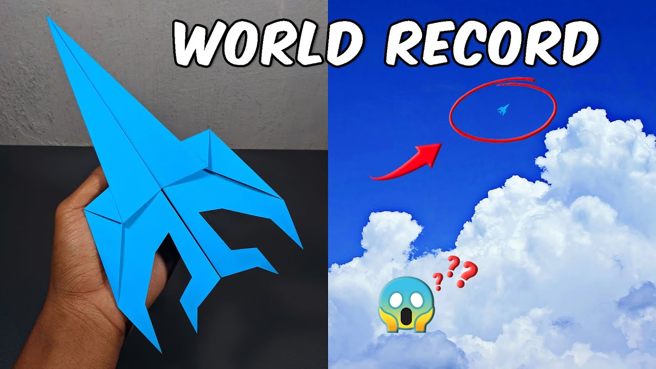 Secrets of Crafting the Ultimate Paper Airplane (World Record Paper ...