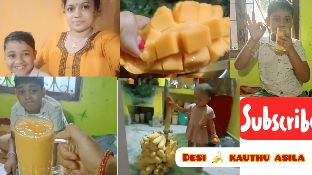 putulu ର farmish ରେ spcl ⛱️🌞 drink ବନେଇଲି//Yellow 💛 ସବୁ ଆଜି yellow 💛 ...