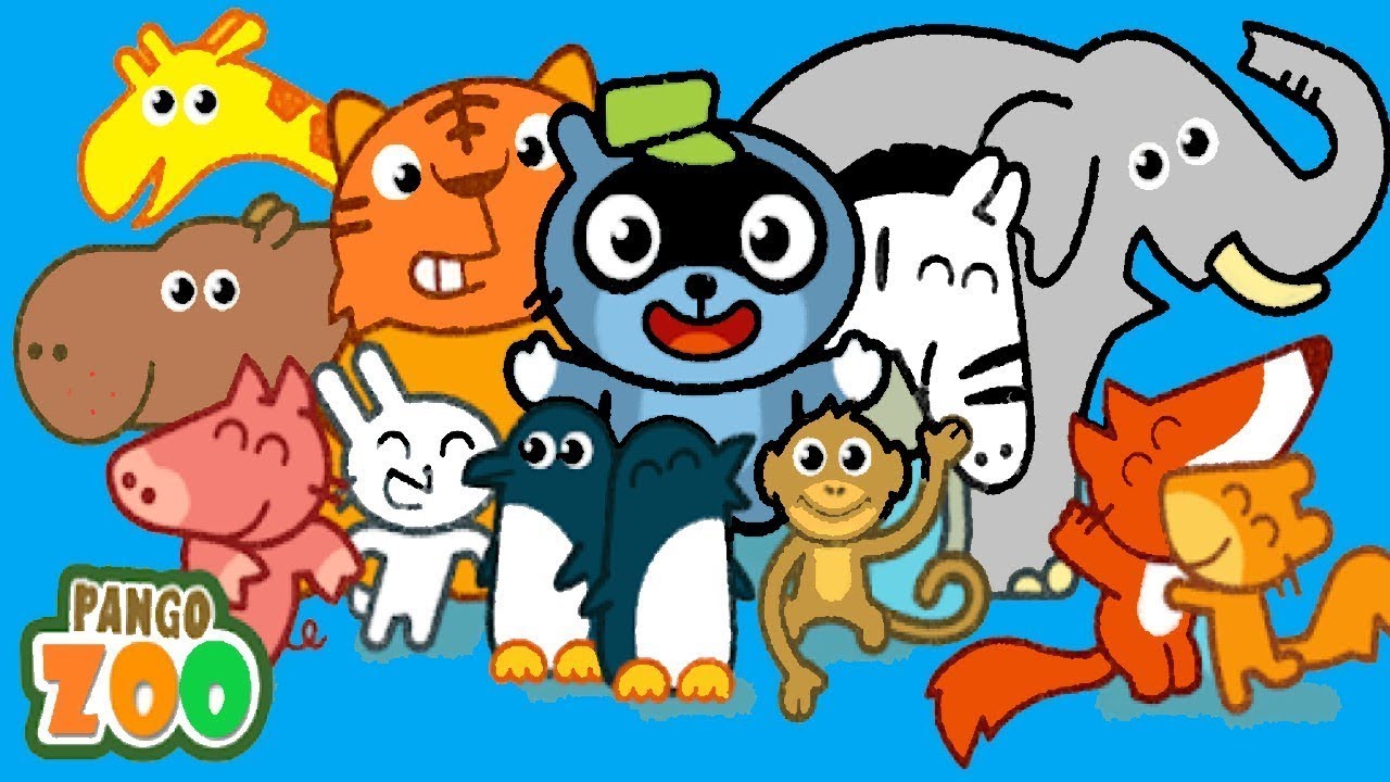 Pango zoo смешные животные мультфильм игра для детей о животных ...