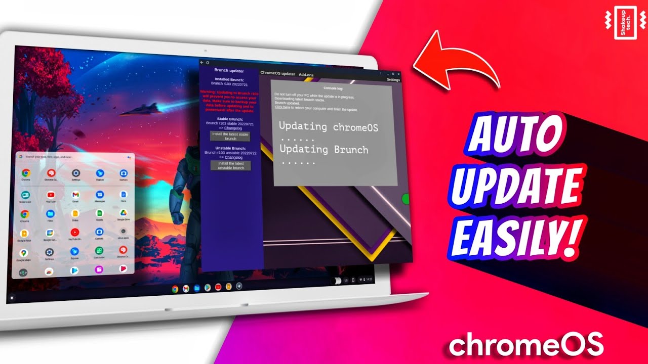 How To Update Chrome OS with Brunch and Install Latest Version for ...