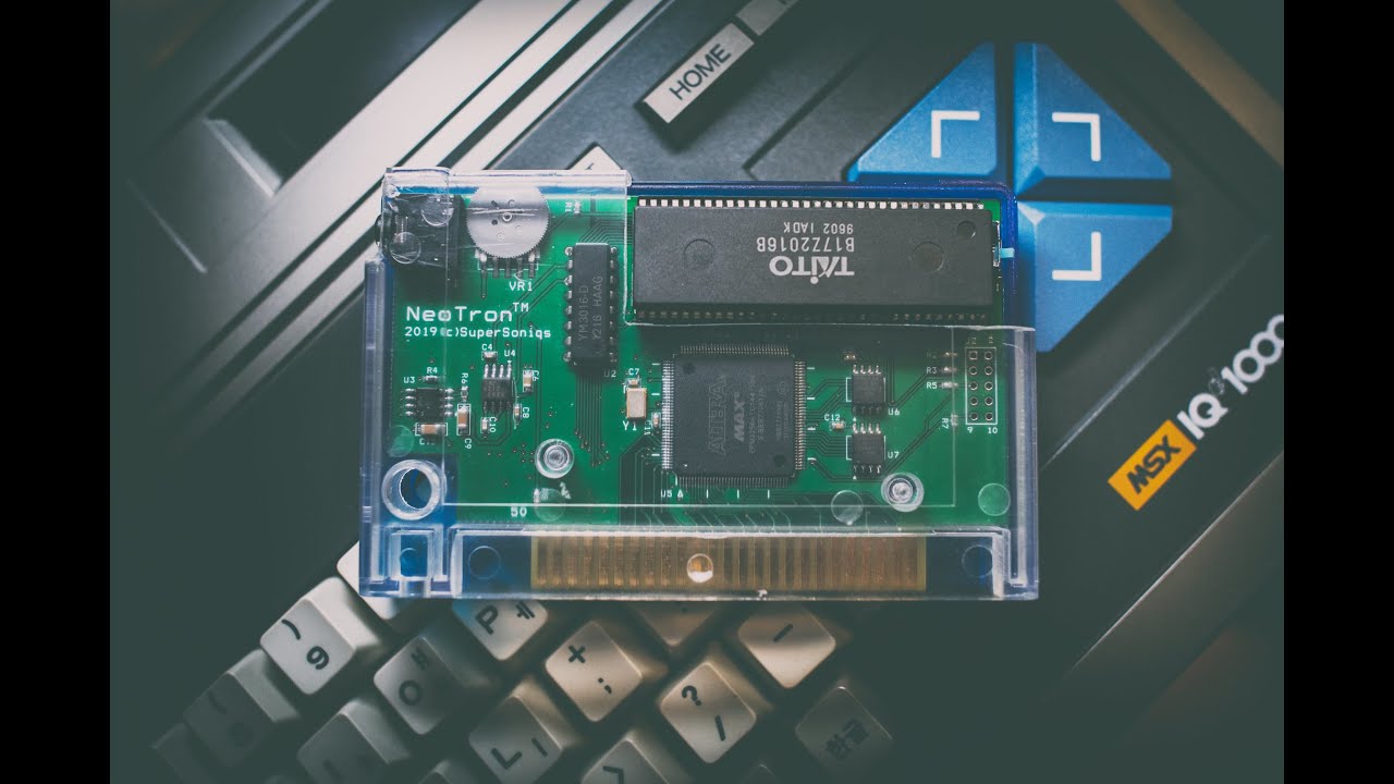 YM2608(OPNA) Sampler(16tracks) play on MSX YM2610B(OPNB- MSX 眞Neotron-B ...