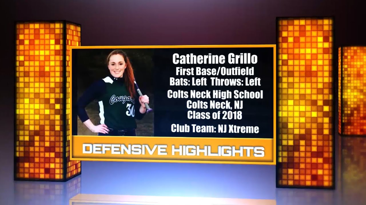 2015 Catherine Grillo Defensive Softball Highlights - YouTube