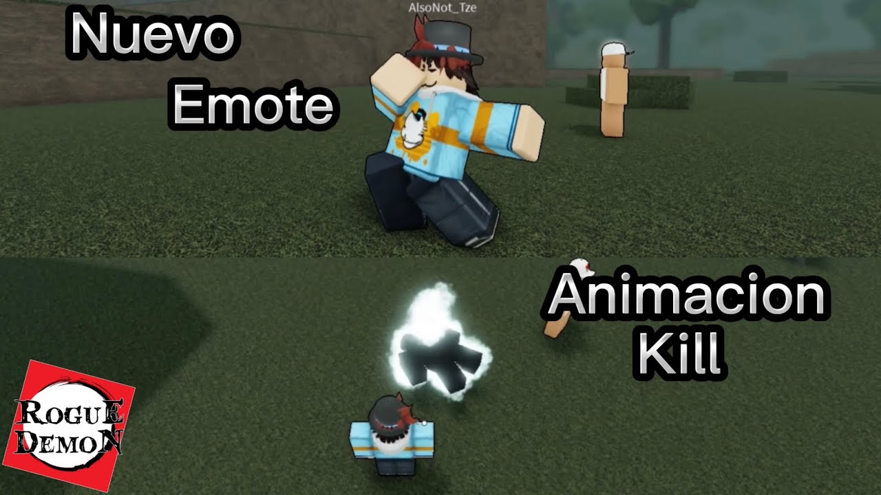 Rogue Demon/Animacion de muere/Nuevo emote/Roblox - YouTube
