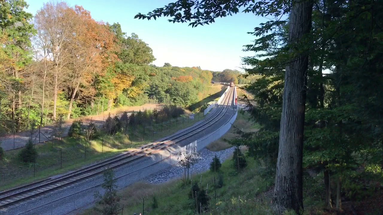 NS 23K at Letchworth Genesee River Arch Bridge - YouTube