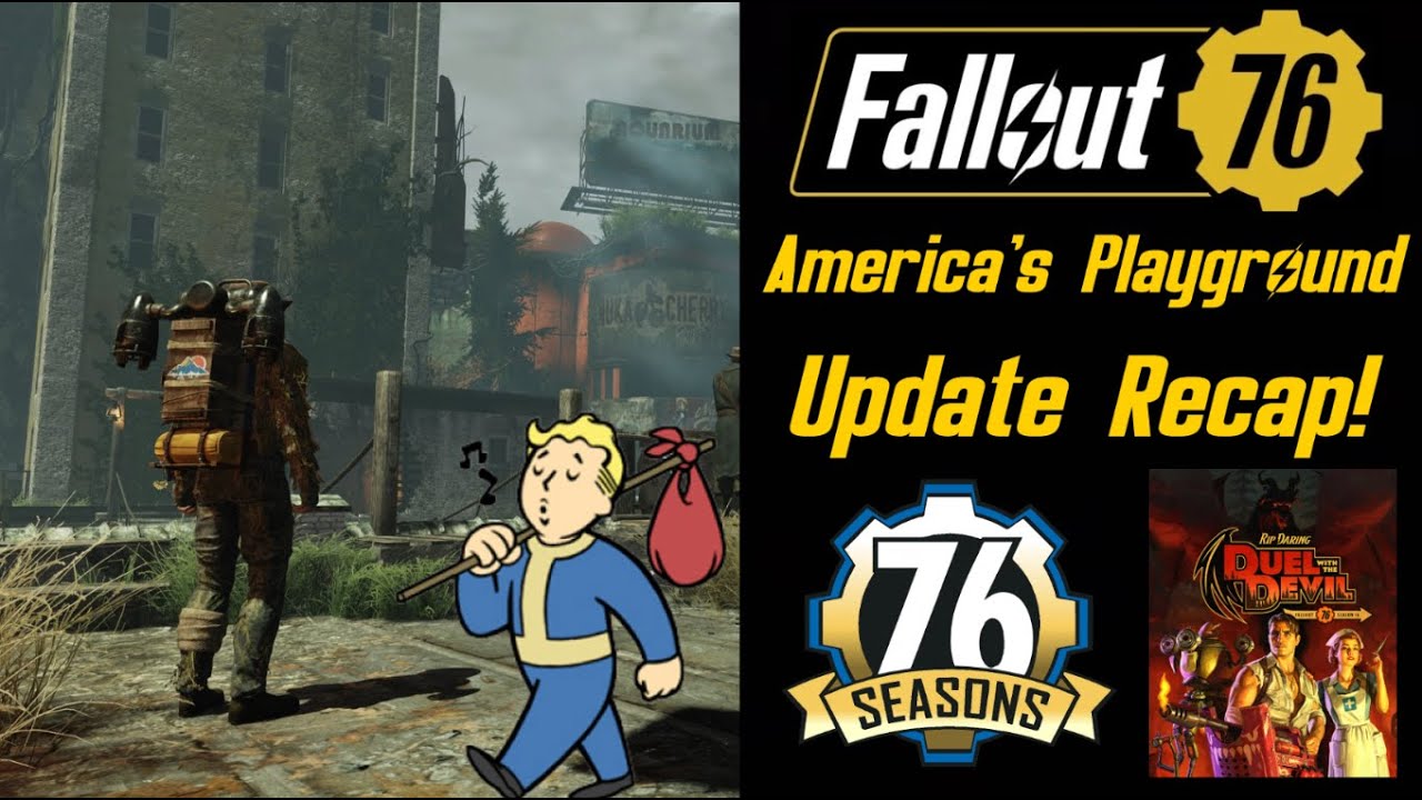 Season 16 "America's Playground" Update Recap! - Fallout 76 - YouTube