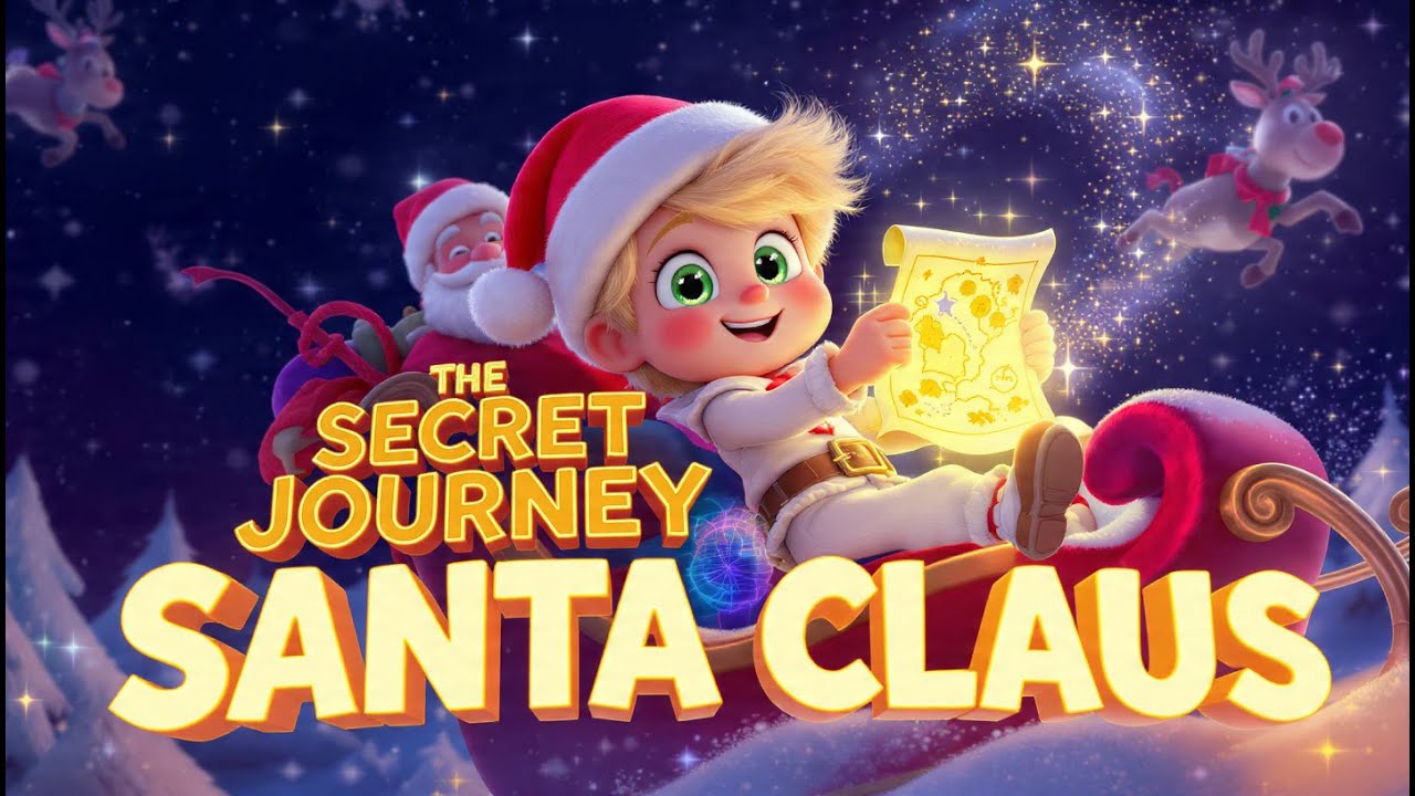 🎶 ️ Santa’s Secret Ride – A Cute & Fun Christmas Music for Babies and ...