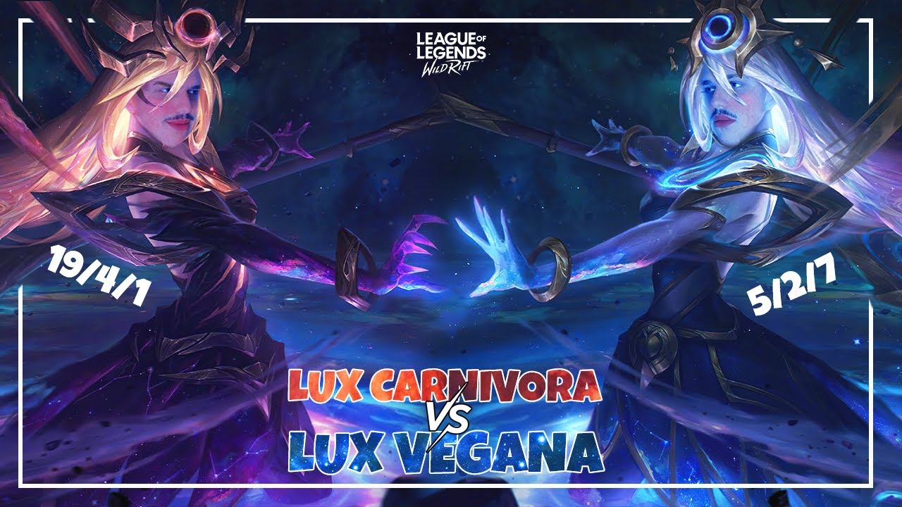 LUX SUP VS LUX MID - Wild Rift - YouTube